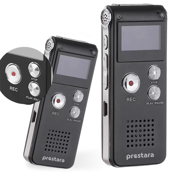 Voice Recorder met Noise Cancelling – 8GB – Geluidsrecorder voor Meeti ...